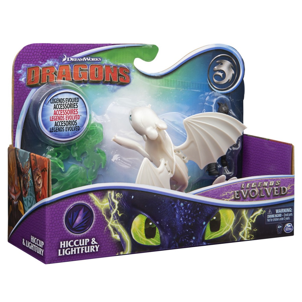 Dragons 3 Set Dragon Furia luminii cu fgurina Hiccup | Pret: 118.00RON ...